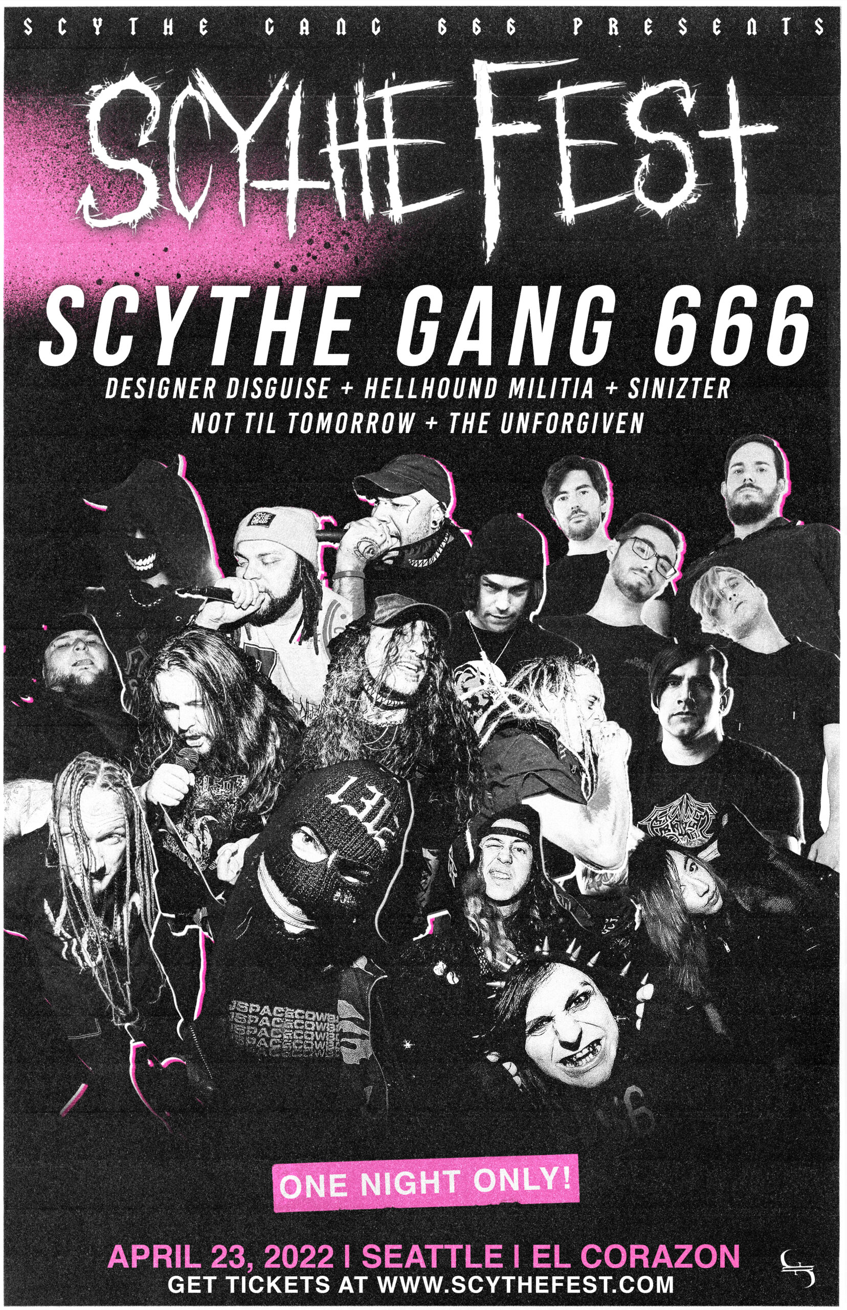 Scythe Gang 666 Announces “Scythe Fest” One-Night-Only Seattle April ...