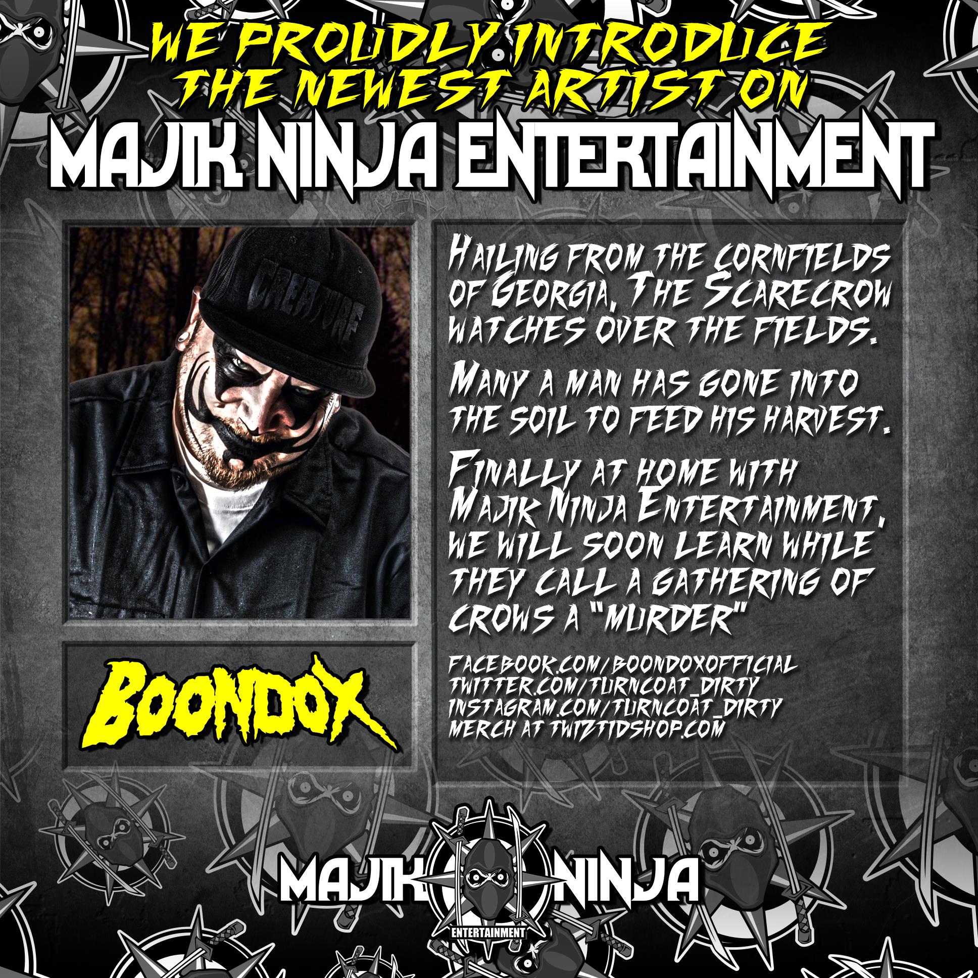 Boondox is now Officially Signed to Majik Ninja Entertainment…For Real ...