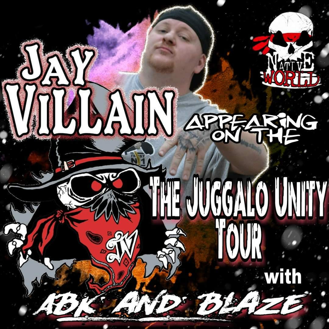 Jay Villain of Native World, Inc. on select dates of the Juggalo Unity ...