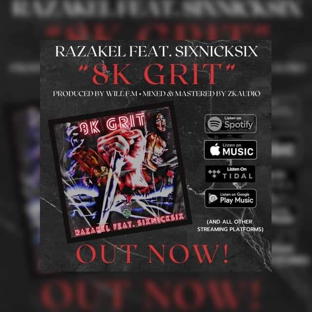 Razakel Unleashes New Collabo Single "8K Grit" W/ SixNickSix ...