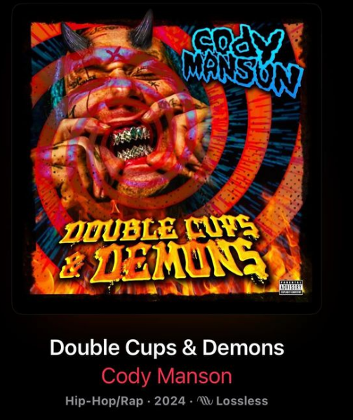 LSP Releases Cody Manson's 'Double Cups & Demons' LP! - Faygoluvers ...