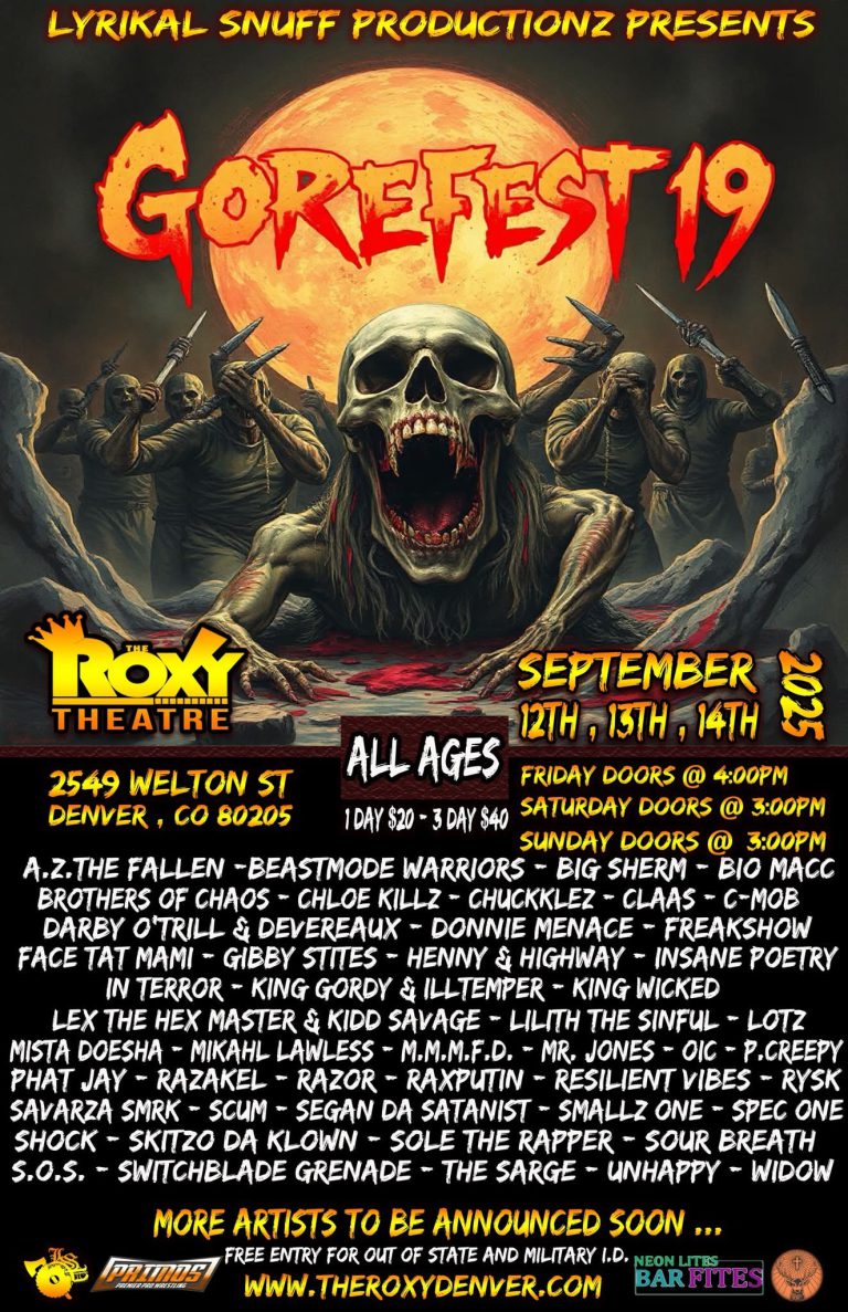 Artists Announced For the 19th Annual Gorefest Including M.M.M.F.D ...