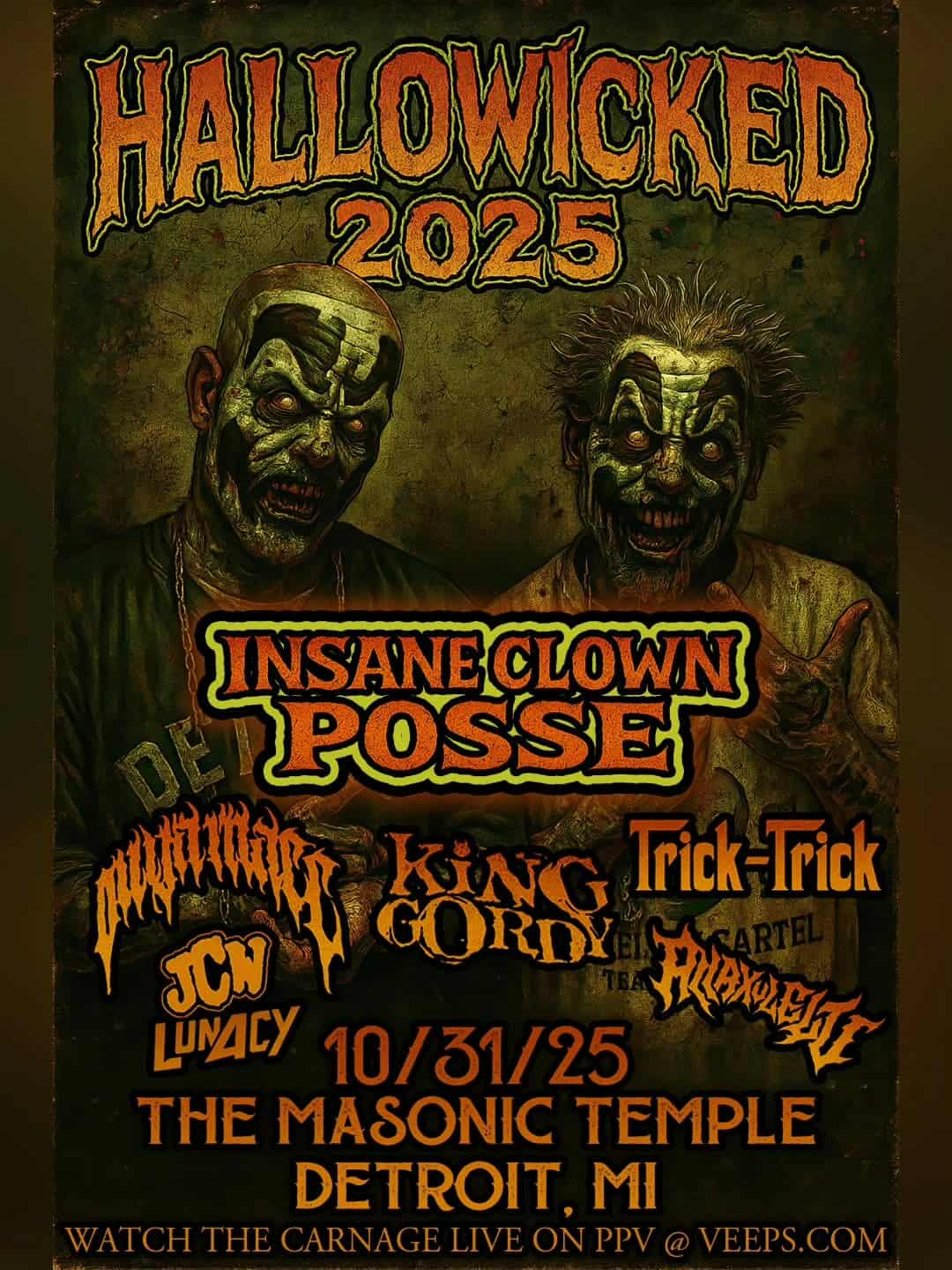 ICP Drops the Insane Lineup for the 32nd Annual Hallowicked ...